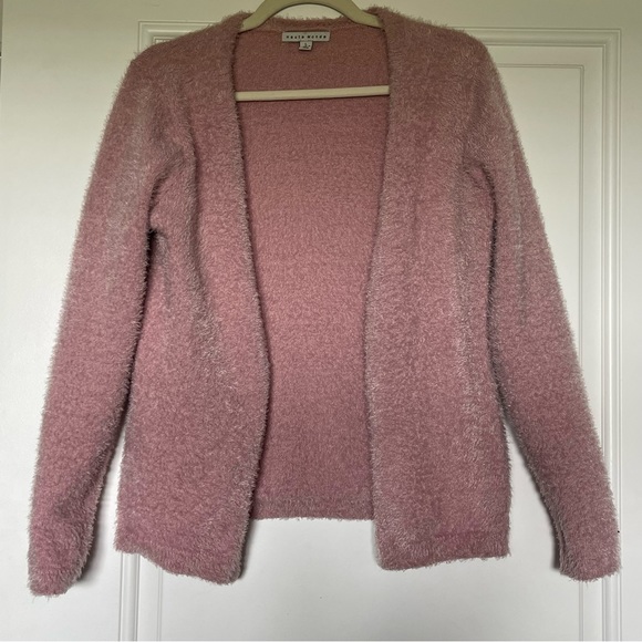 Haute Monde | Sweaters | Haute Monde Fuzzy Blush Cardigan | Poshmark